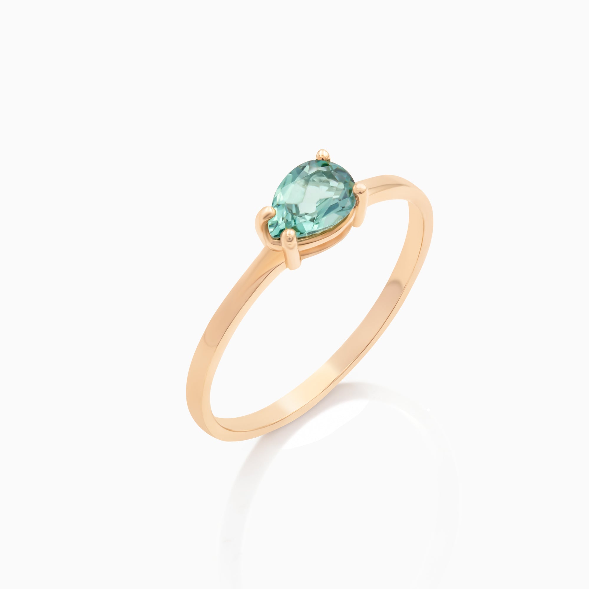 Gold Ring with Green Tourmaline – Randa Tabbah Fine Jewelry