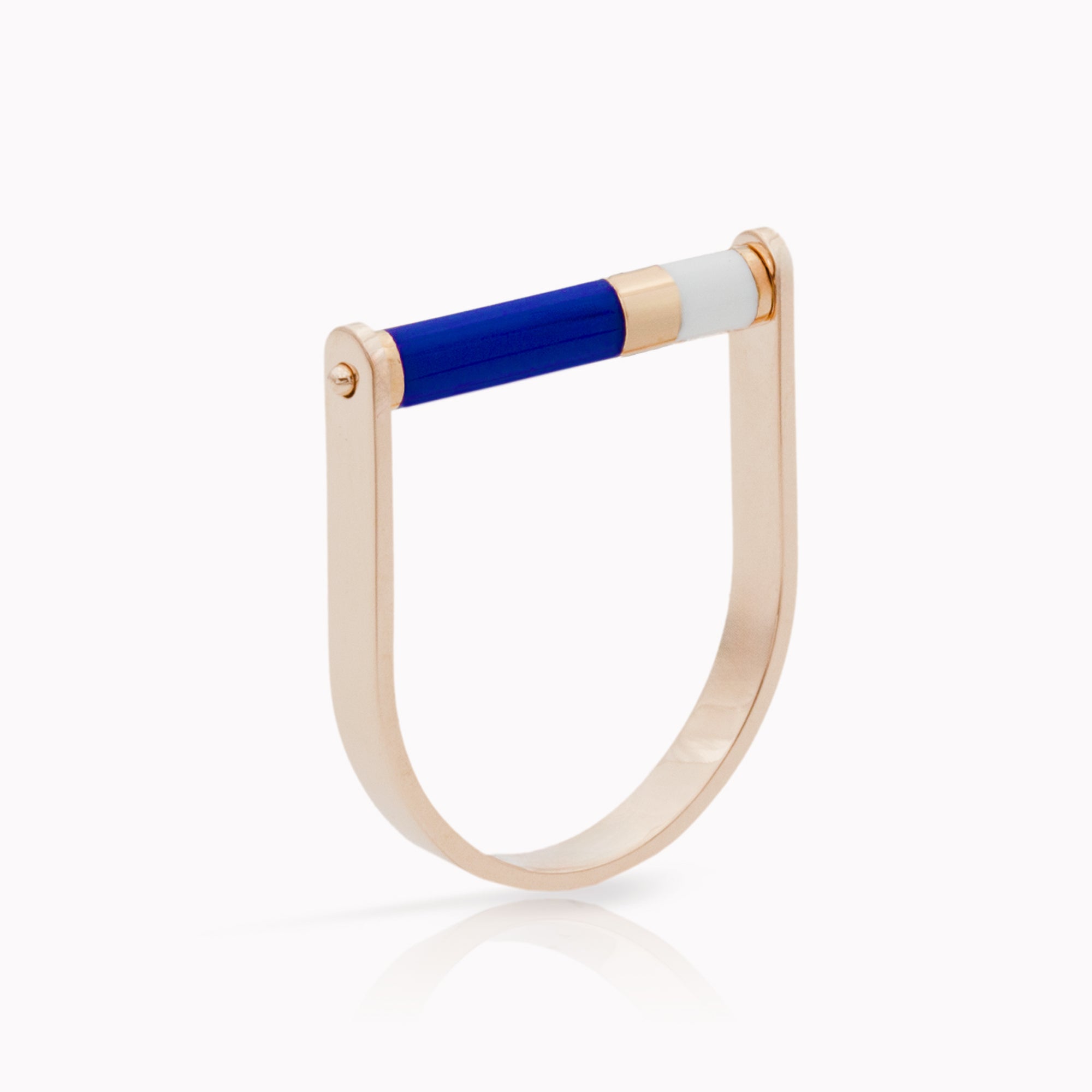Gaudi Ring with Enamel – Randa Tabbah Fine Jewelry